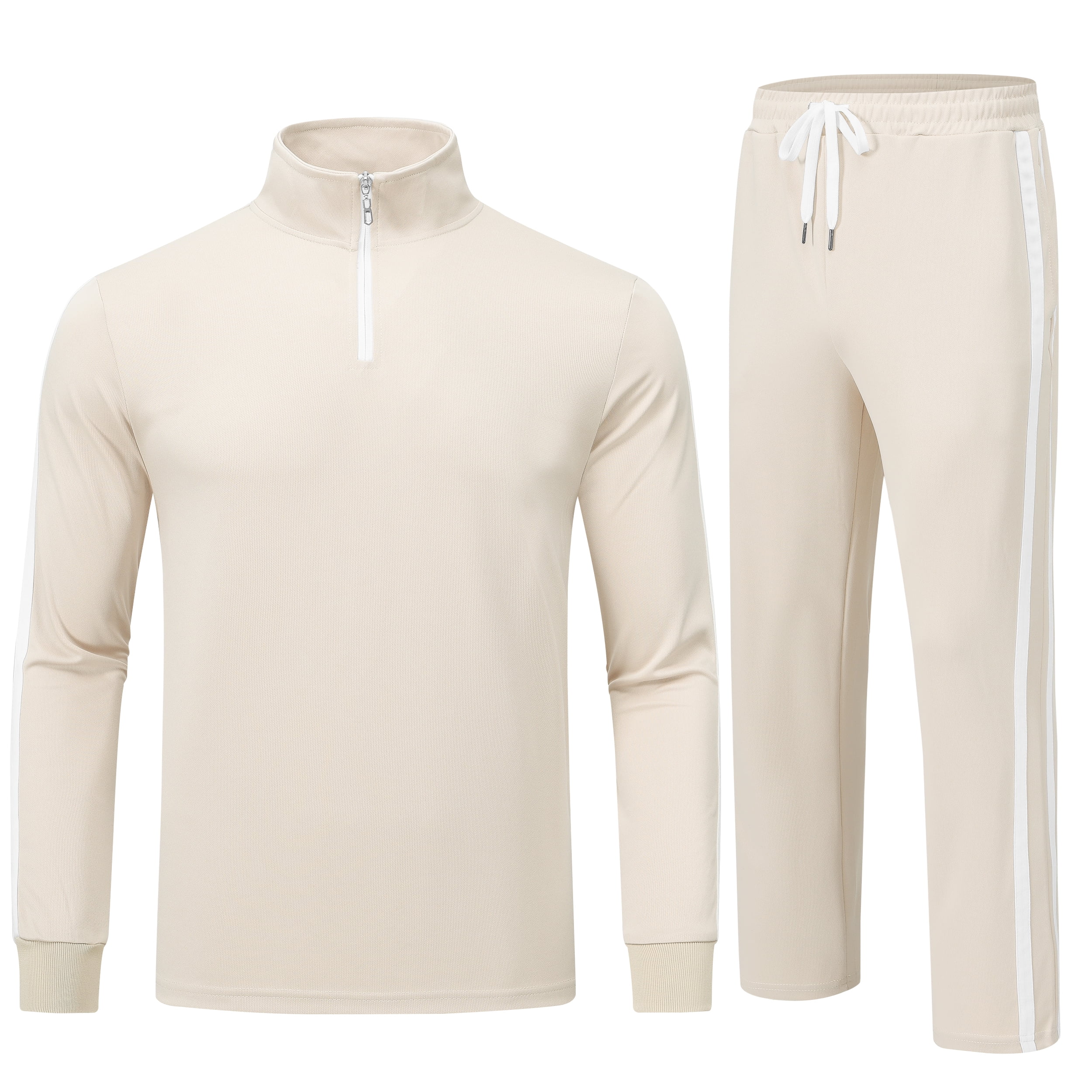 Tyhengta Men's Tracksuits Athletic 2 Piece Set 1/4 Zipper Casual ...
