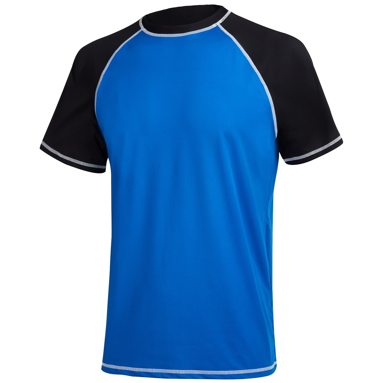 Tyhengta Men's T-Shirt Swim Tee Short Sleeve Running Shirt Swimwear ...