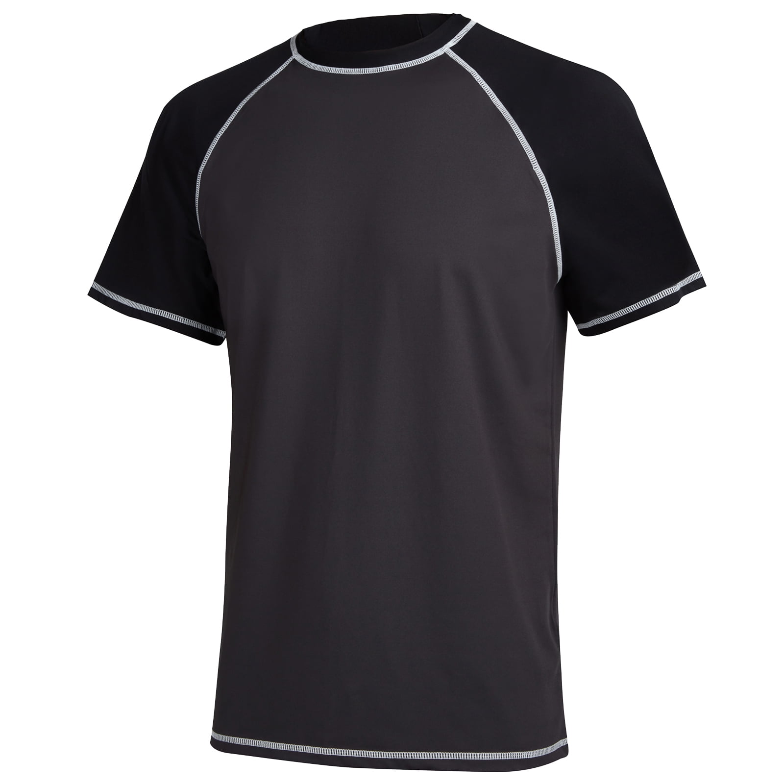 Tyhengta Men's T-Shirt Swim Tee Short Sleeve Running Shirt Swimwear ...