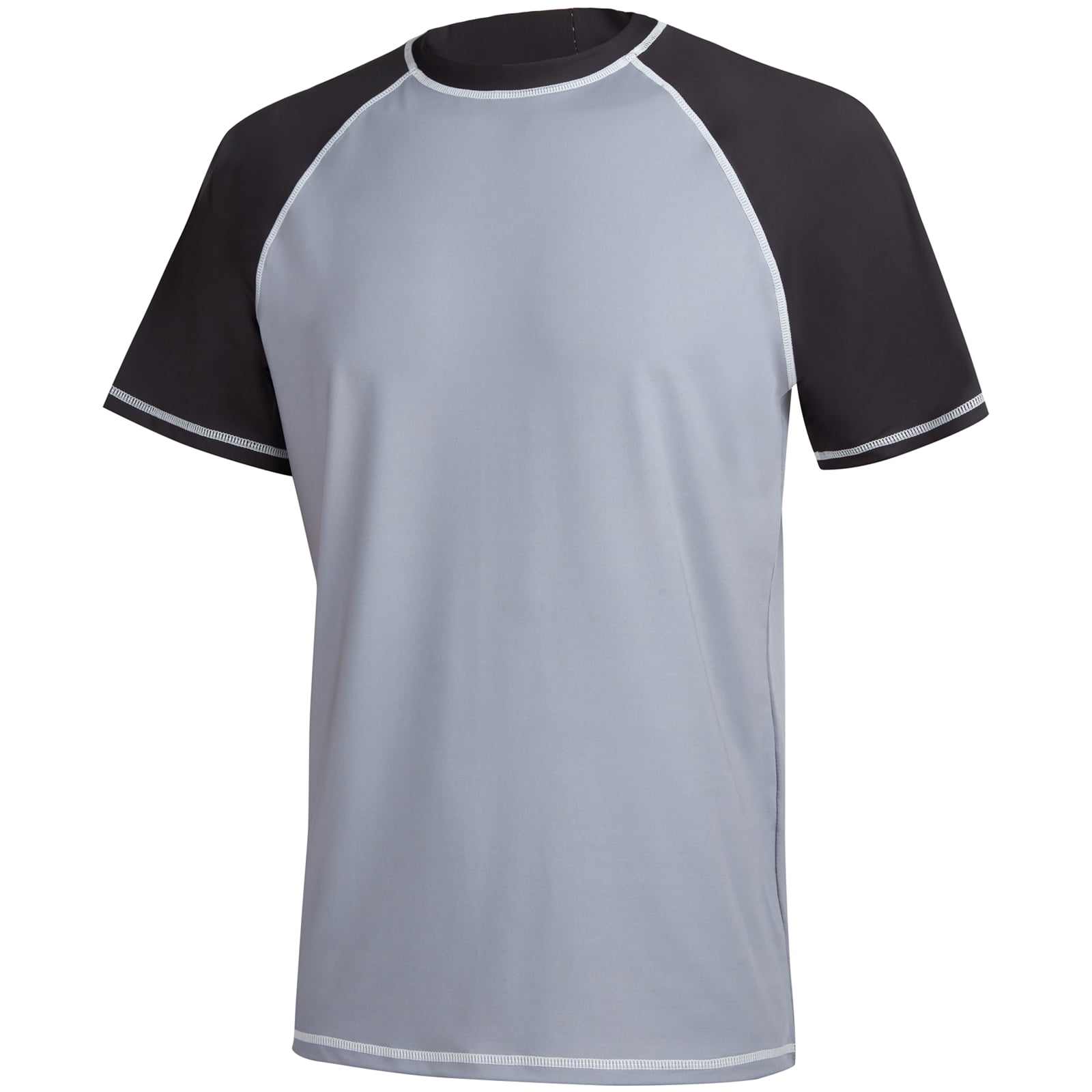 Tyhengta Men's T-Shirt Swim Tee Short Sleeve Running Shirt Swimwear ...
