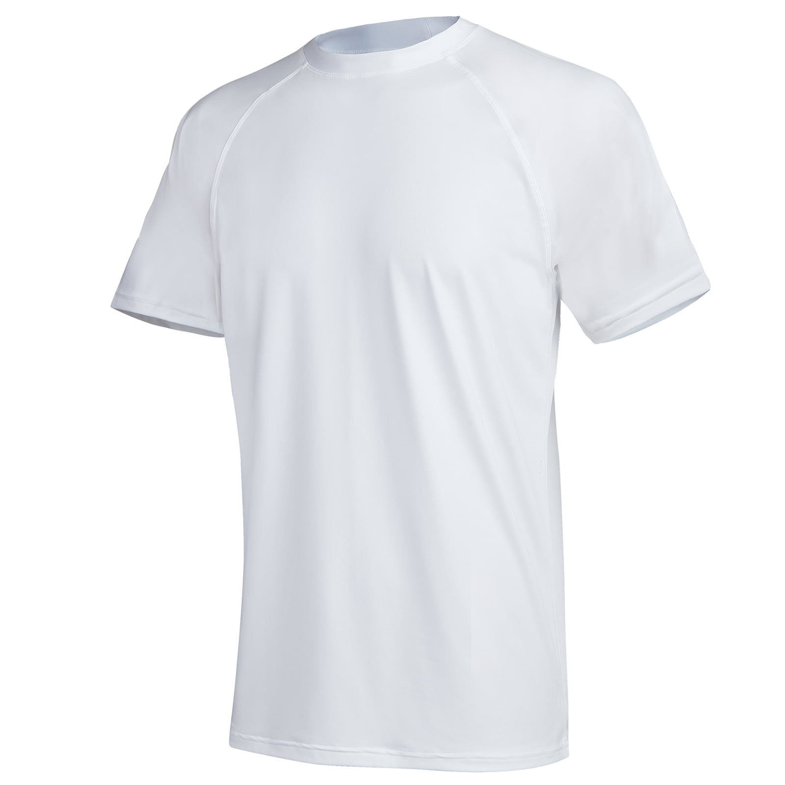 Tyhengta Men's T-Shirt Swim Tee Short Sleeve Running Shirt Swimwear ...