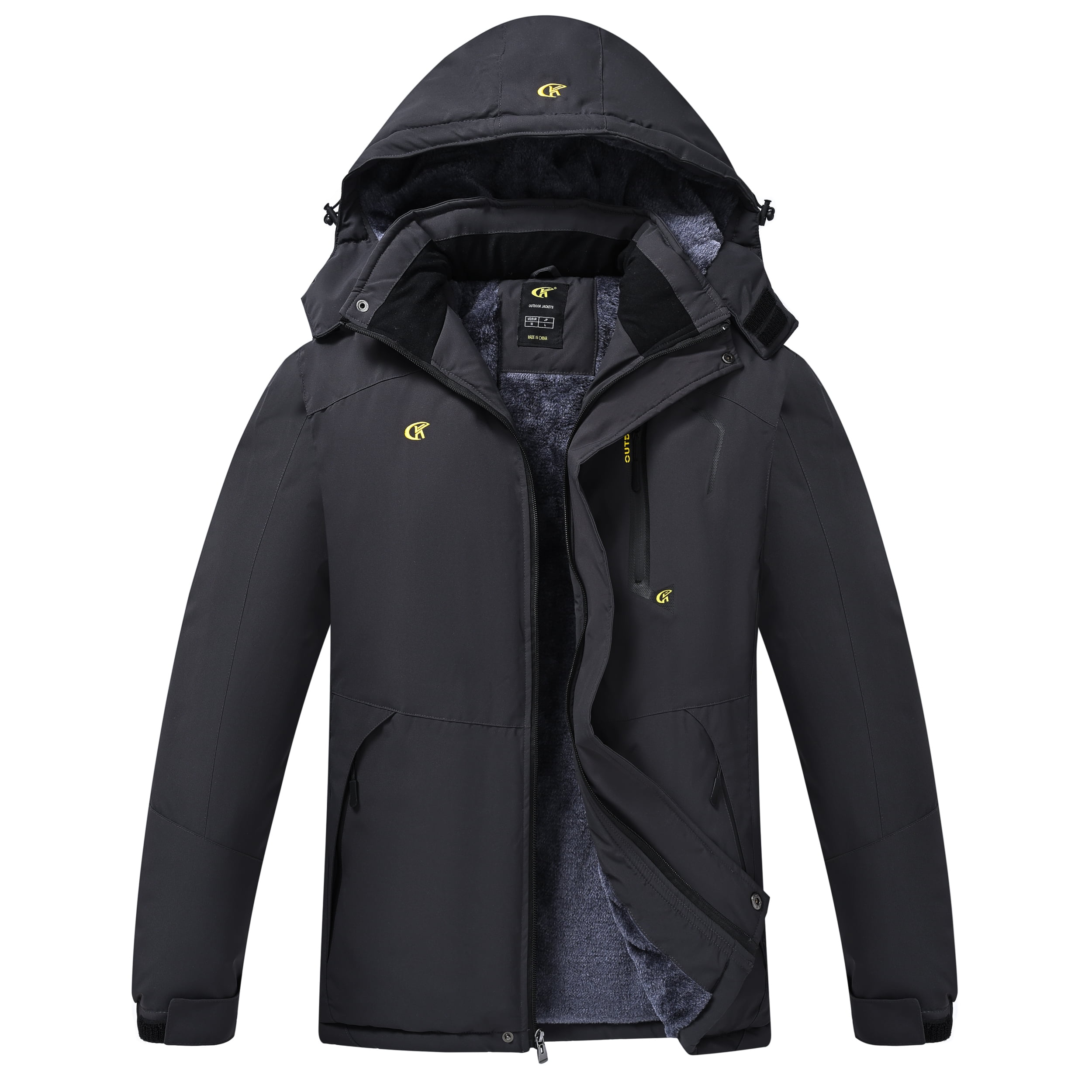 Tyhengta Men's Waterproof Ski Jacket Warm Winter Snow Coat Mountain ...