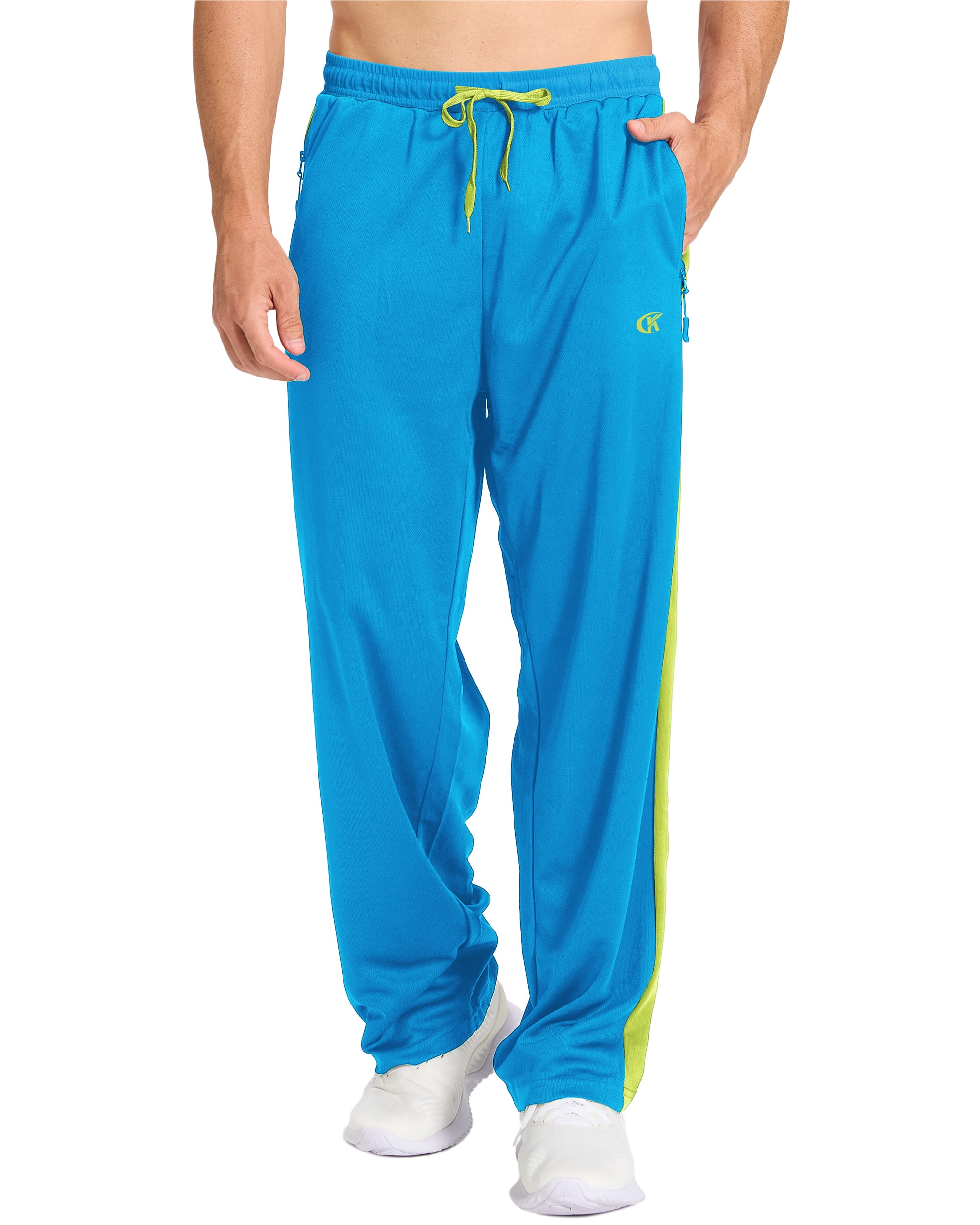 Tyhengta Mens Pants Athletic Open Bottom Running Pants Mesh Mens ...