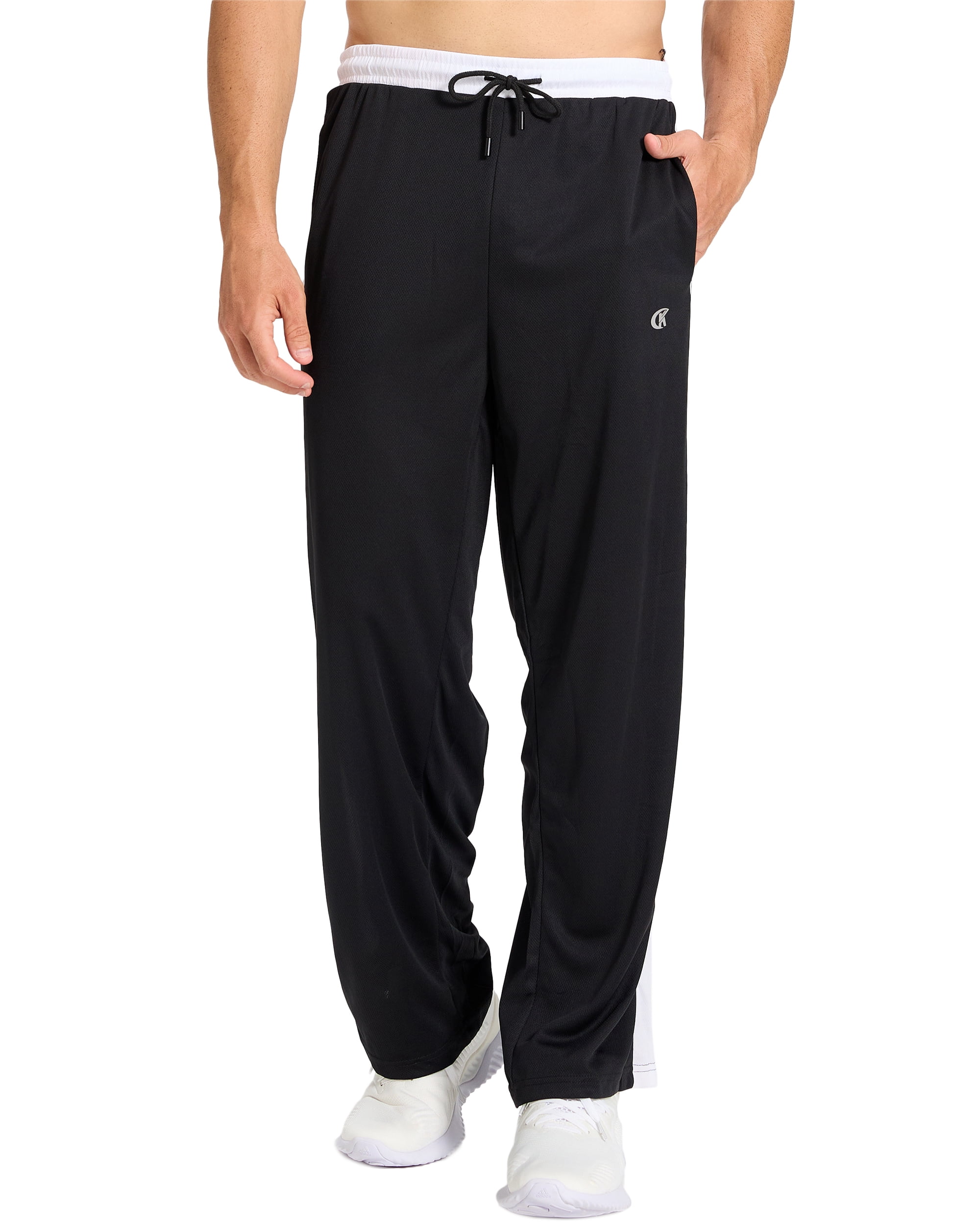Tyhengta Mens Pants Athletic Open Bottom Running Pants Mesh Mens ...