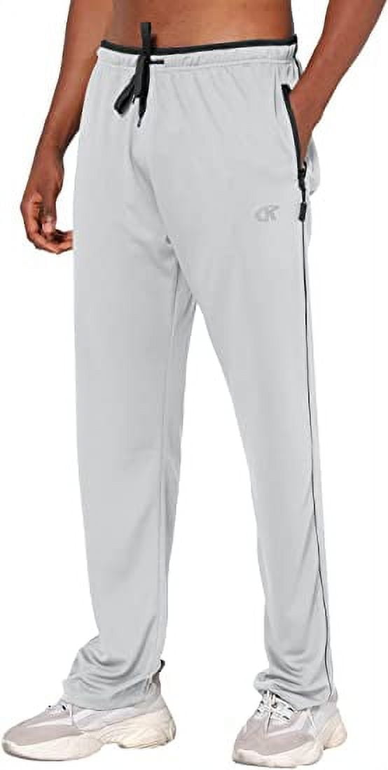 Tyhengta Mens Pants Athletic Open Bottom Running Pants Mesh Mens ...