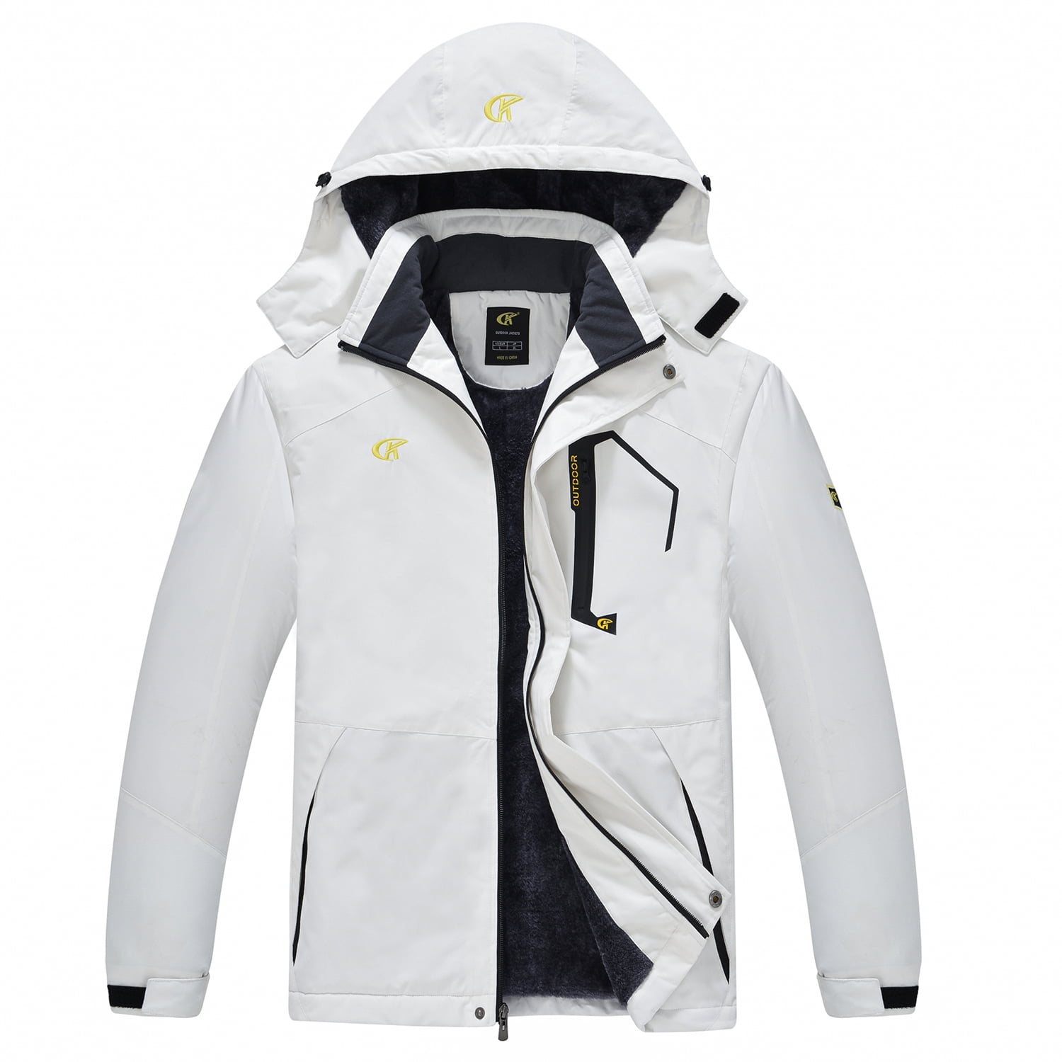 Tyhengta Men's Waterproof Ski Jacket Warm Winter Snow Coat Mountain ...