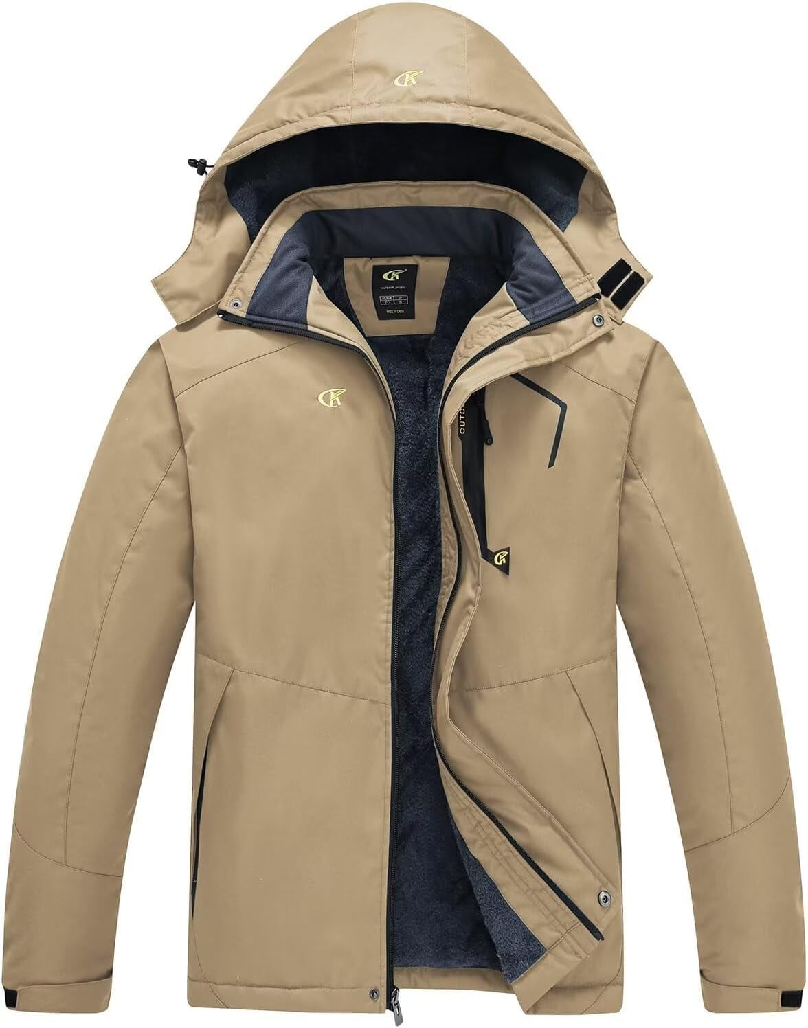 Tyhengta Men's Waterproof Ski Jacket Warm Winter Snow Coat Mountain ...