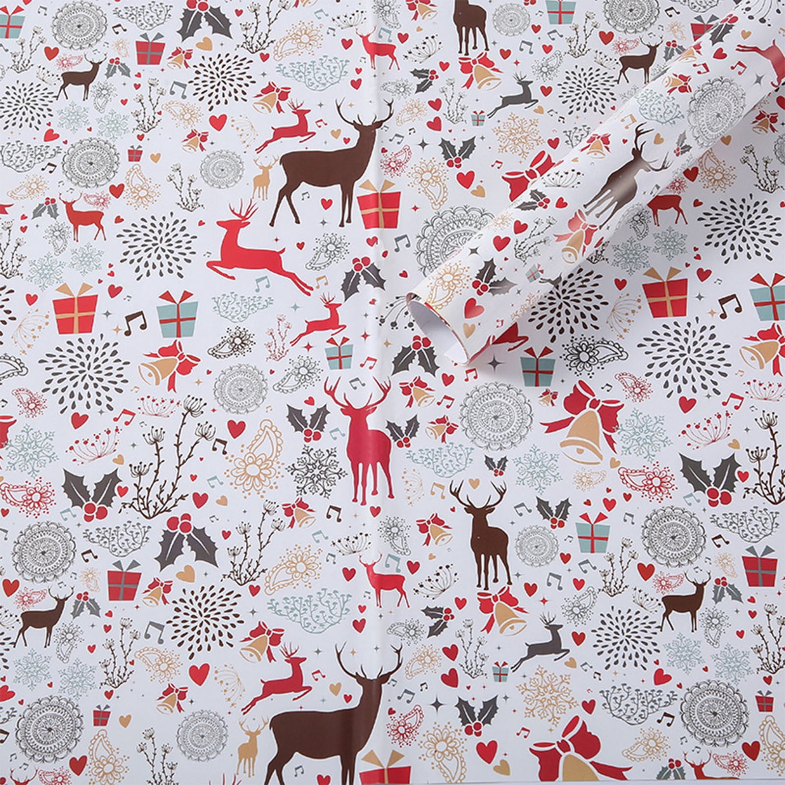 Tyidzon Christmas Wrapping Paper, Xmas Gift Wrapping Paper 20x28" DIY ...
