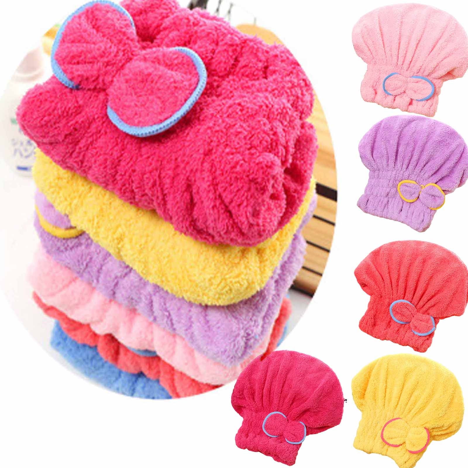 Tyidzon Hair Towel Wrap for Women, Hair Drying Towels Head Wrap, Shower ...