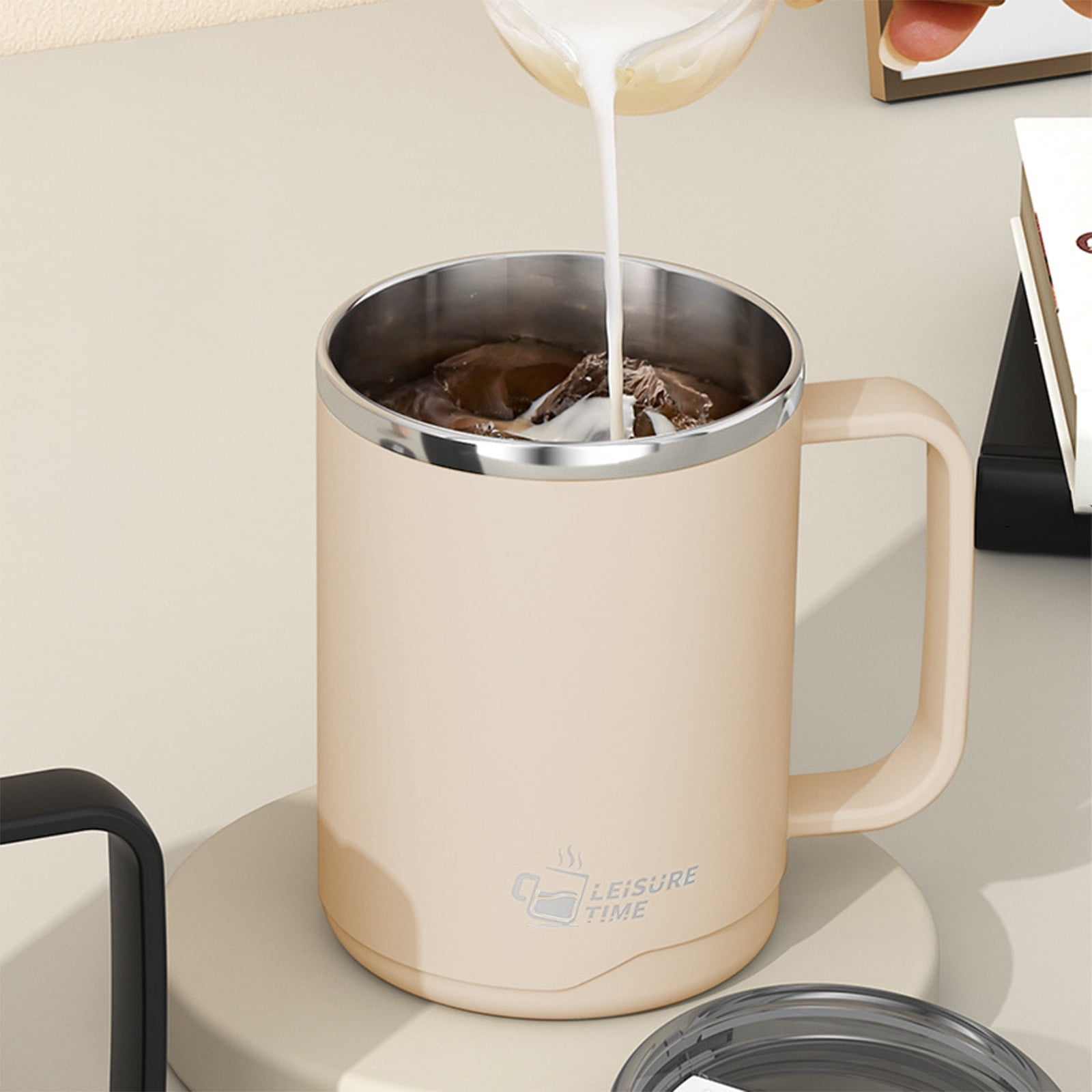 Tyidzon Insulated Coffee Mug, 20oz Stainless Steel Tumbler with Slider ...