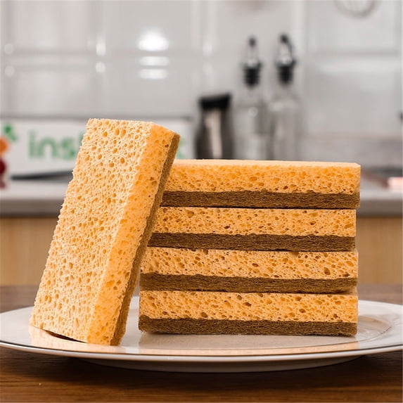 Tyidzon Kitchen Sponges Non Odor Scratch Free Cleaning Pad Sponge for ...