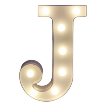 BalsaCircle 6" Gold N Marquee Warm White LED Lighted Sign Wedding ...