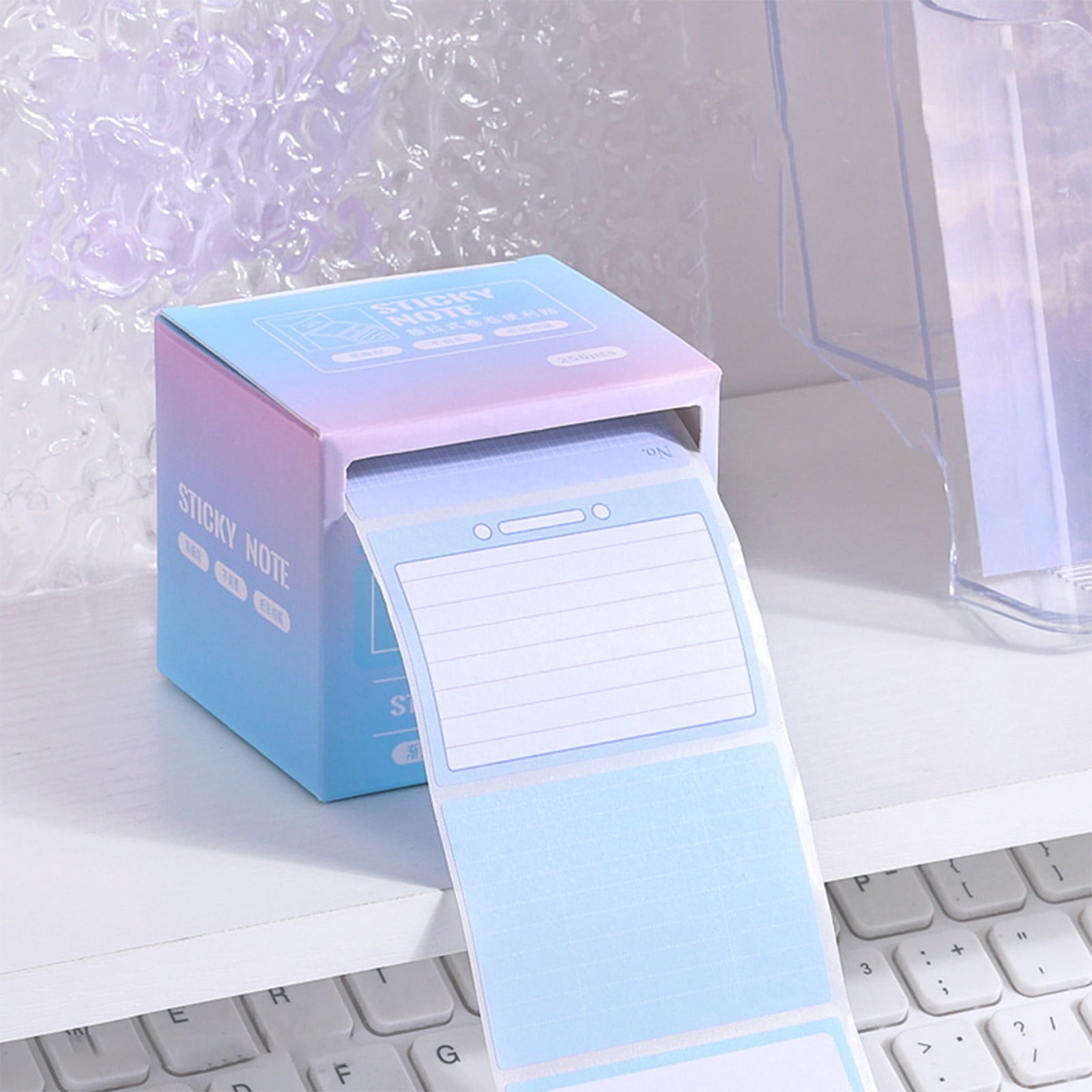 Tyidzon Pull-Out Sticky Notes Roll Tape 256 Sheets, Sticky Note Pads ...