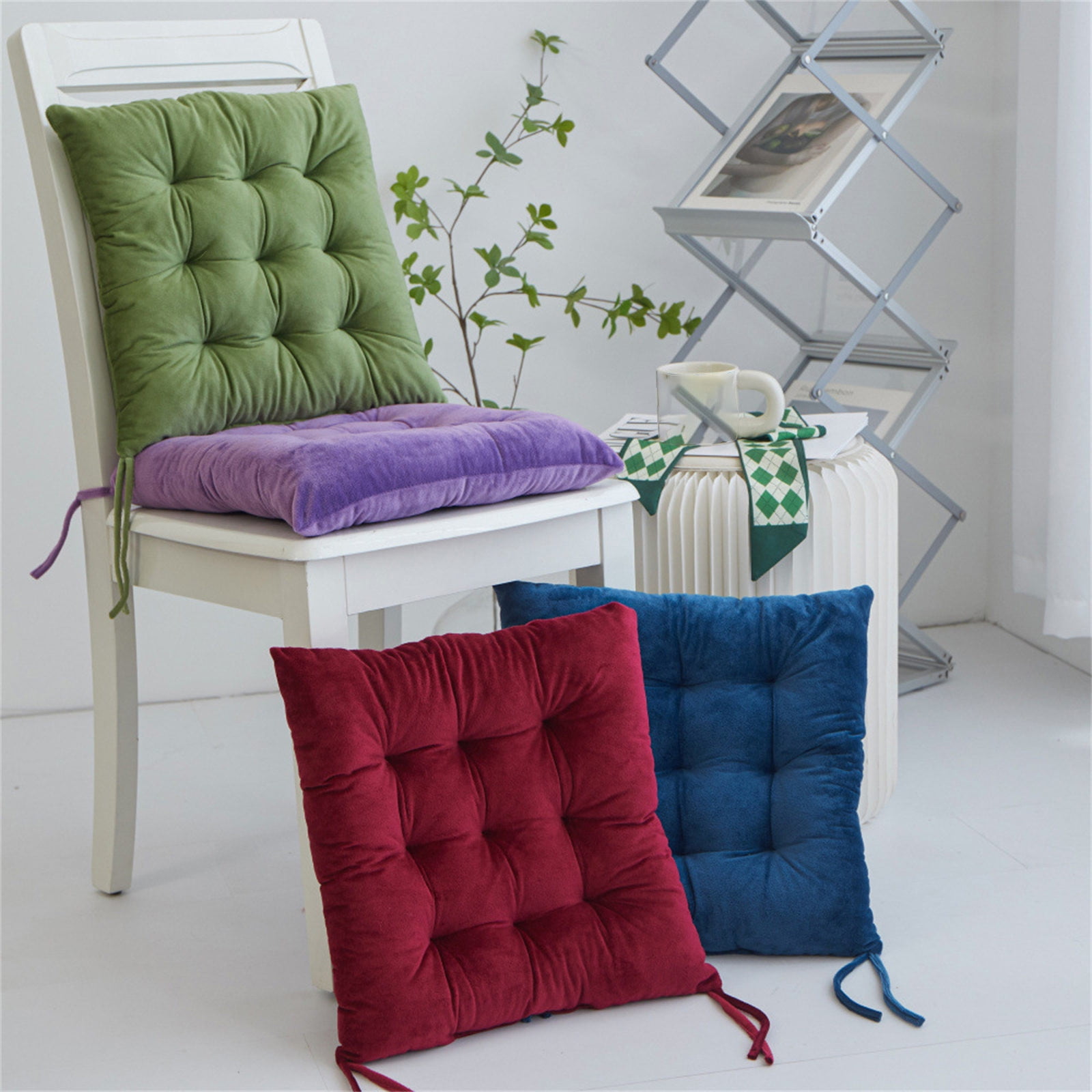 Tyidzon Seat Cushions for Office Chairs, Square Chair Pads for Dining ...