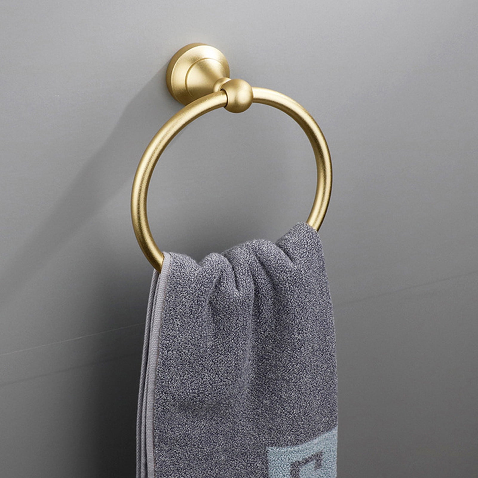 Tyidzon Towel Ring No Drill Bathroom Stainless Steel Bathroom Towel ...