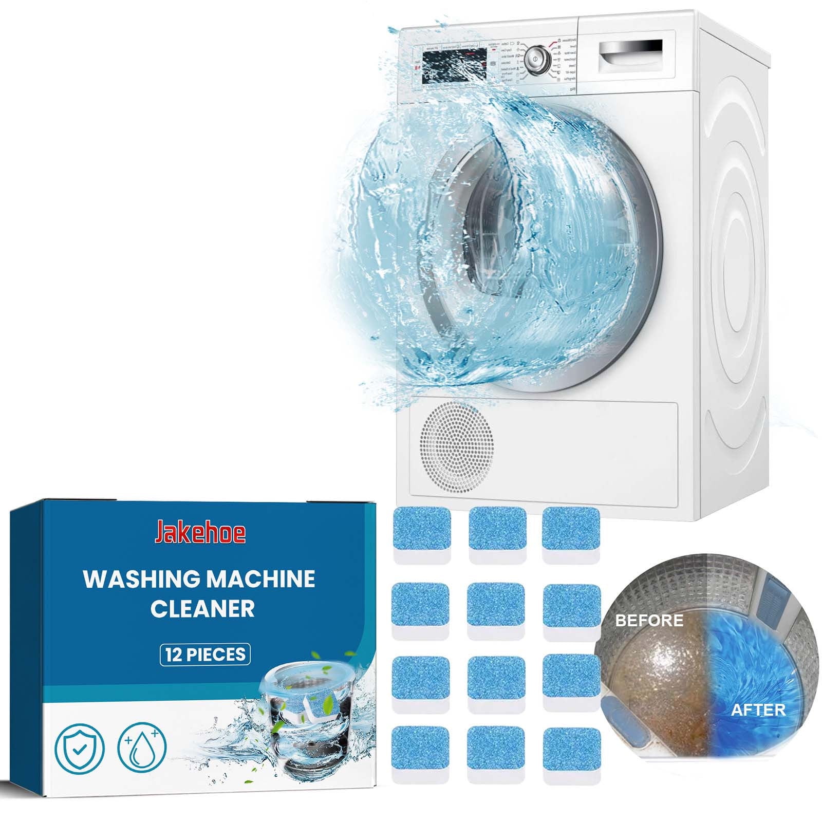 Tyidzon Washing Machine Cleaner 12 Pack, Cleaning Washer Cleaner ...