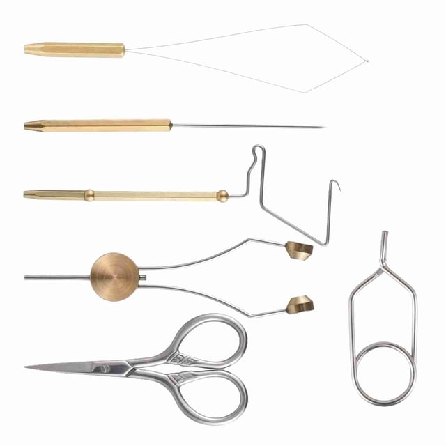 Tying Fly Tying Tools Combo Kit Whip Finisher Bobbin Holder Bodkin ...