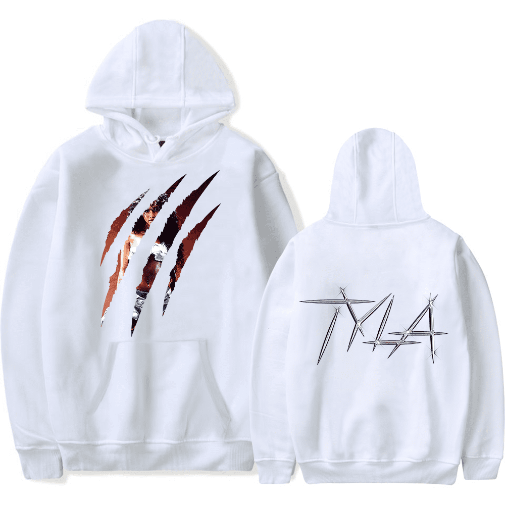 Tyla Merch Hoodies Tyla Scratch Hoodie Unisex Fashion Casual Sweatshirt ...