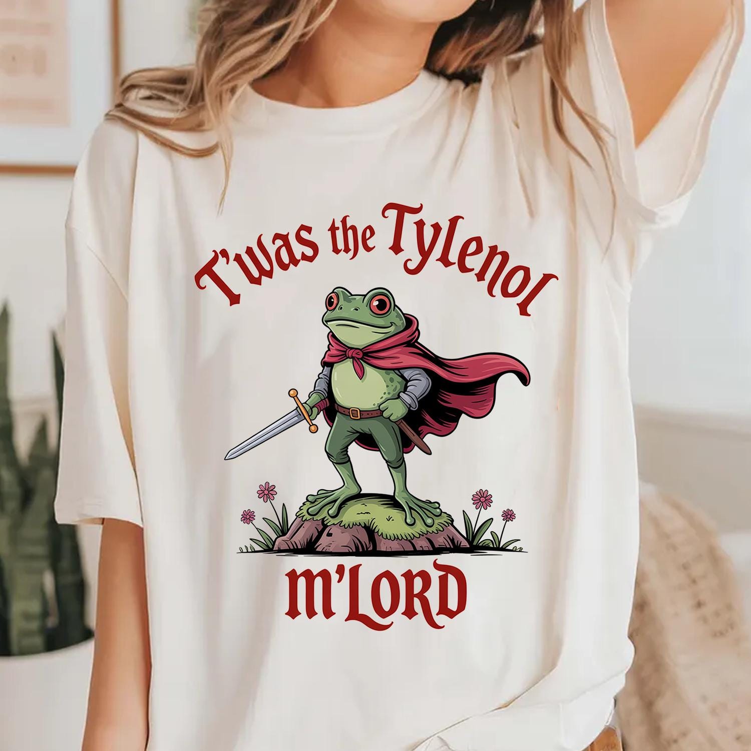 Tylenol T-shirt, Twas the Tylenol M'lord: Funny RFK Jr Frog Liberal ...