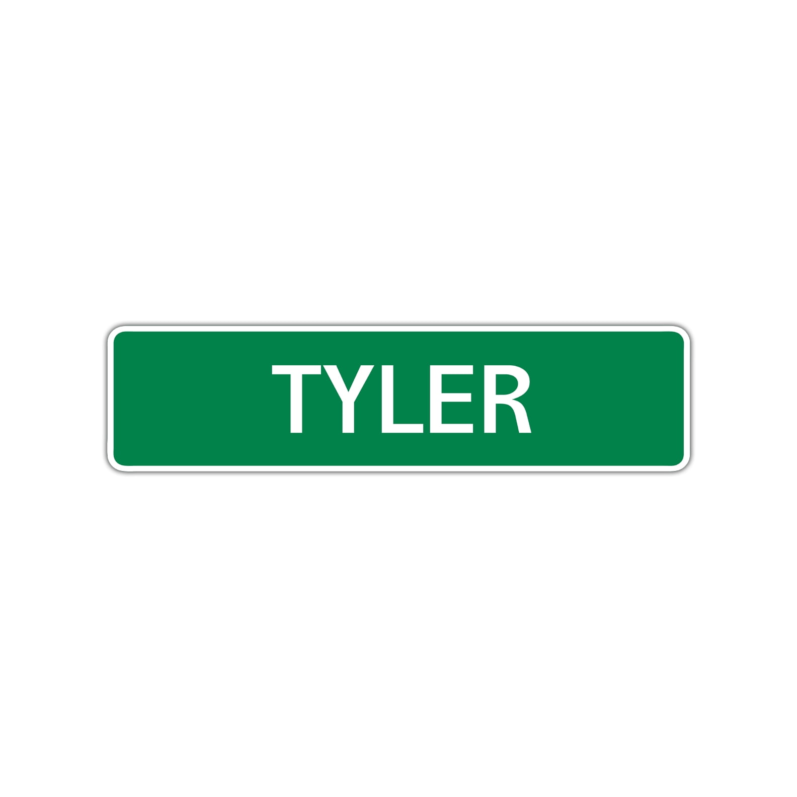Tyler Boys Children Name Letter Printed Label Wall Plaque Decoration ...