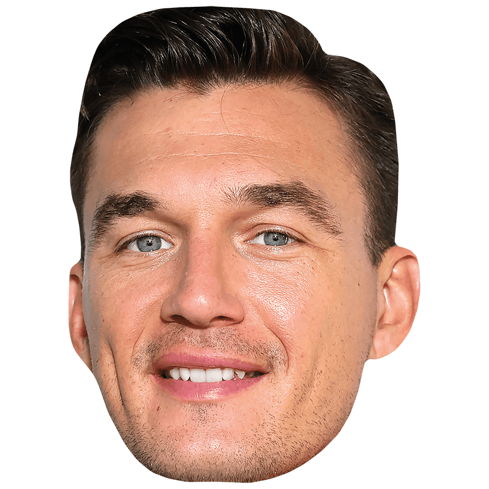 Tyler Cameron (Stubble) Celebrity Mask, Flat Card Face, Fancy Dress ...