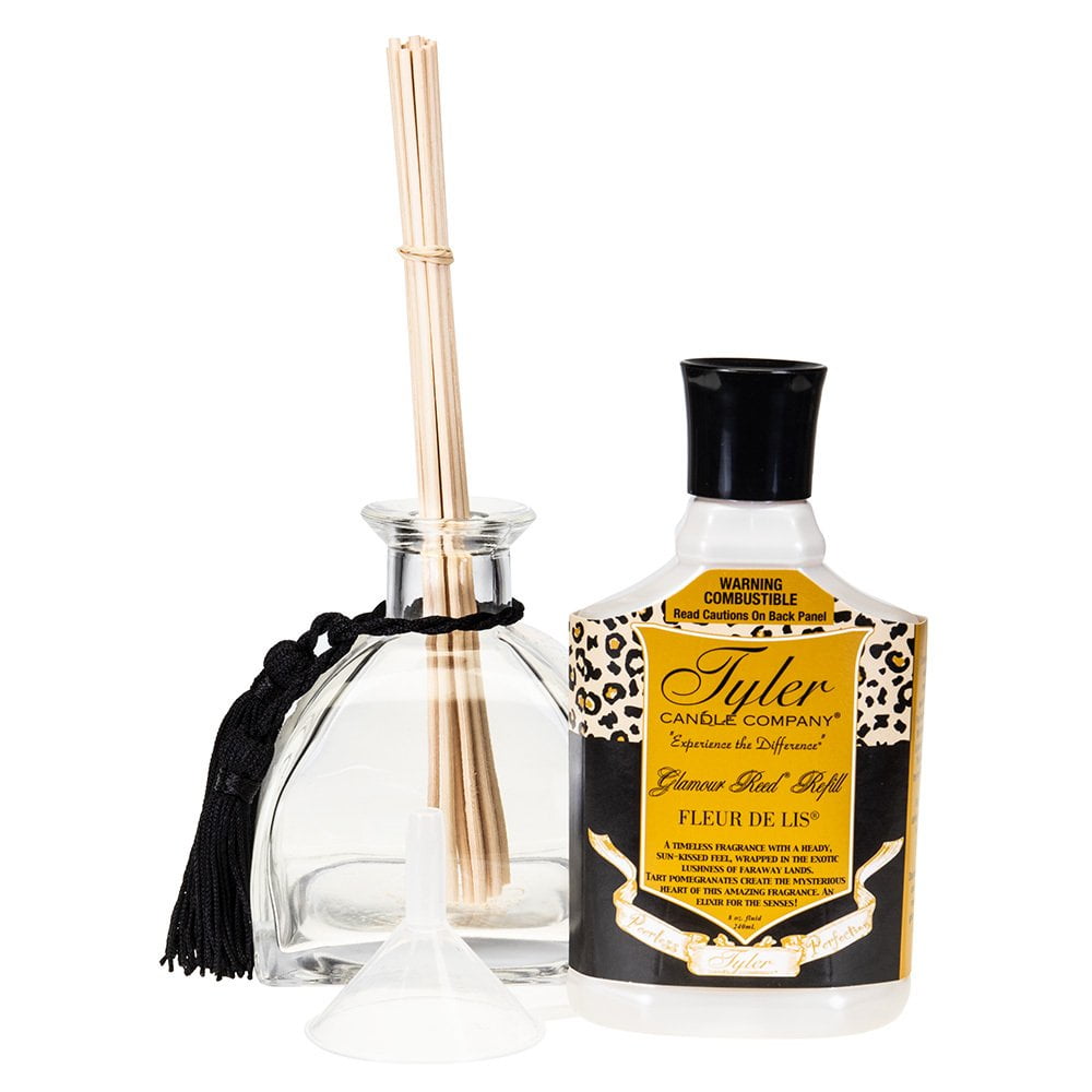 Tyler Candle Co Tyler Candle Fleur De Lis Glamour Reed Set - Walmart.com