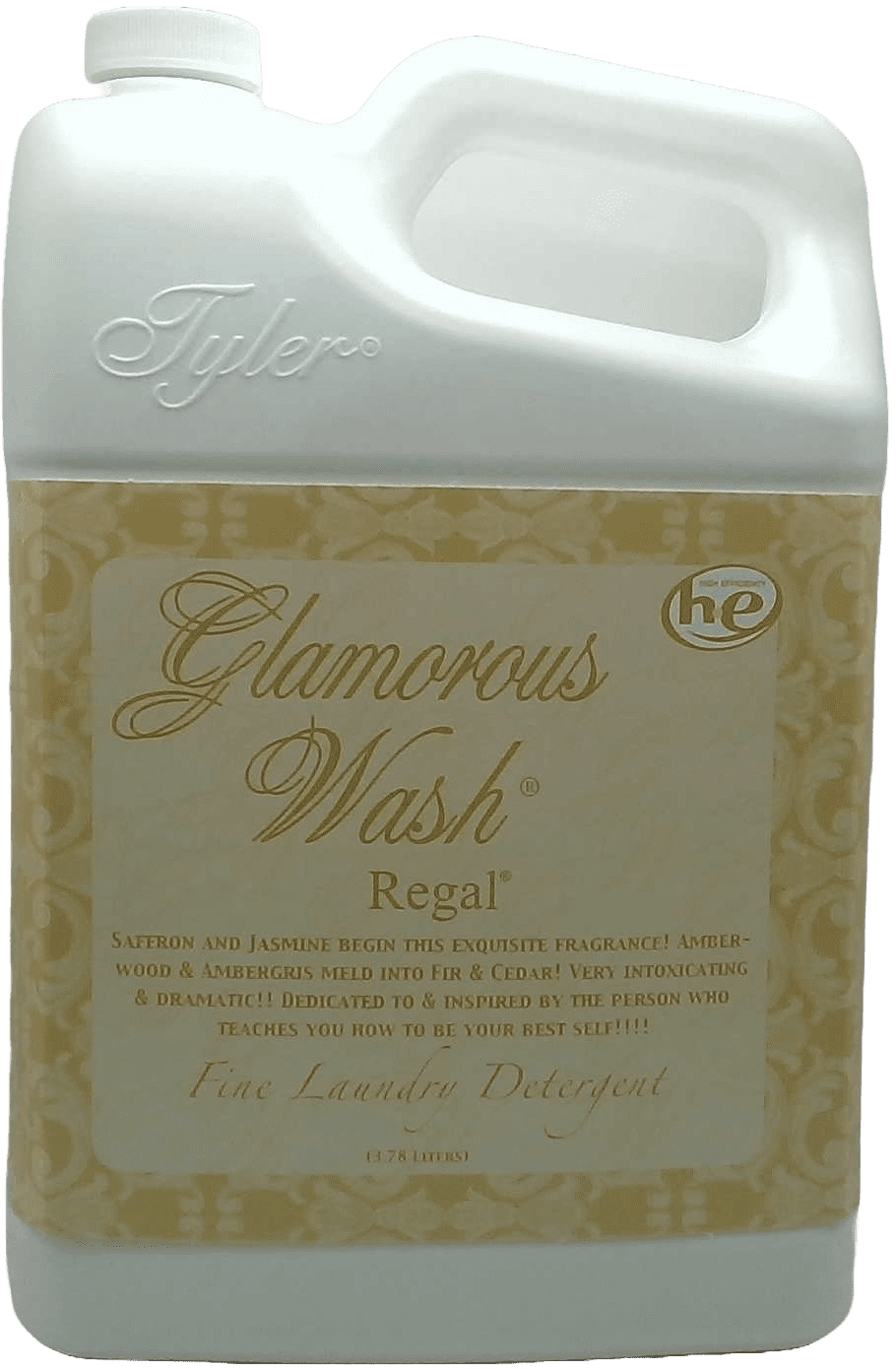 Tyler Candle Regal Gallon Glamorous Wash, Scented Laundry Detergent ...