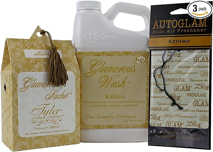 Tyler Candle Company 32 Ounce Glamorous Wash, Sachet, and Autoglam ...