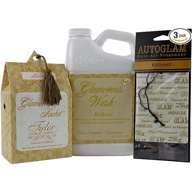 Tyler Candle Company 32 Ounce Glamorous Wash, Sachet, and Autoglam ...