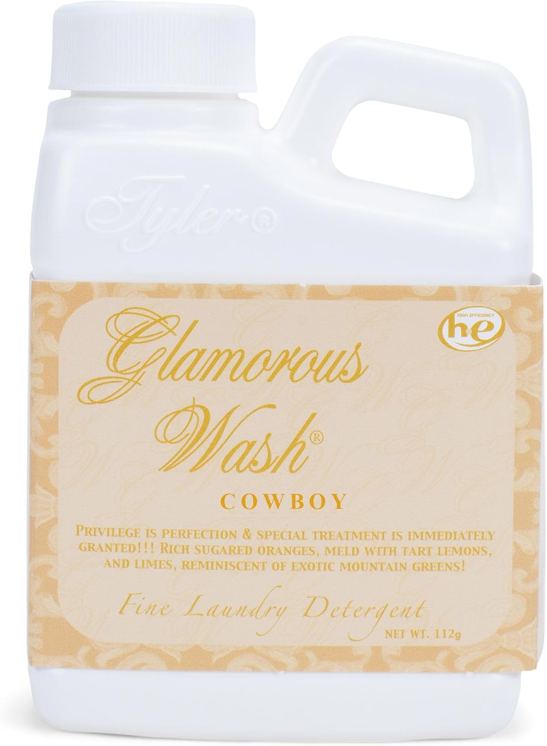 Tyler Candle Cowboy Glamorous Wash Liquid Laundry Detergent, 1-2 Loads ...