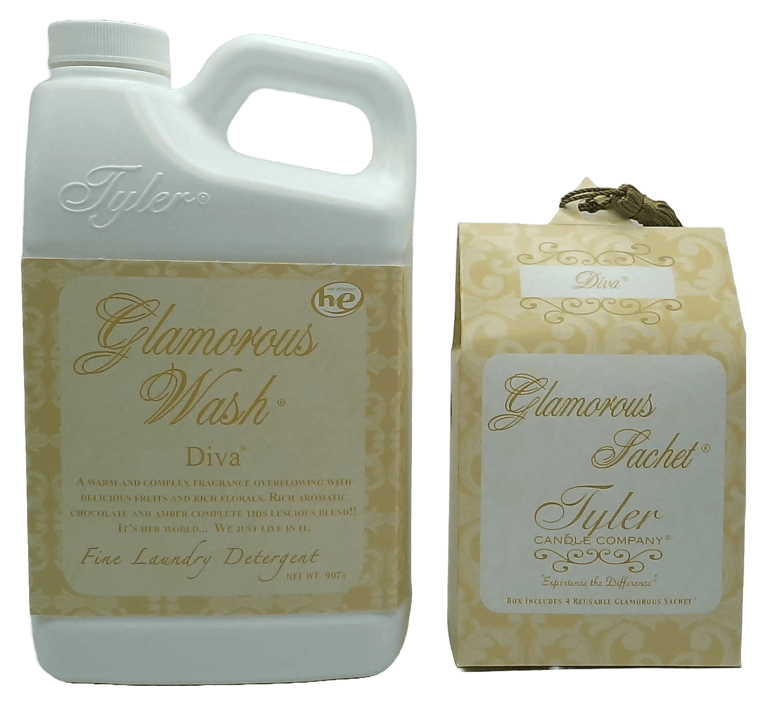 Tyler Candle Co. Glamorous Wash Diva 907g / 32oz with sachets - Walmart.com