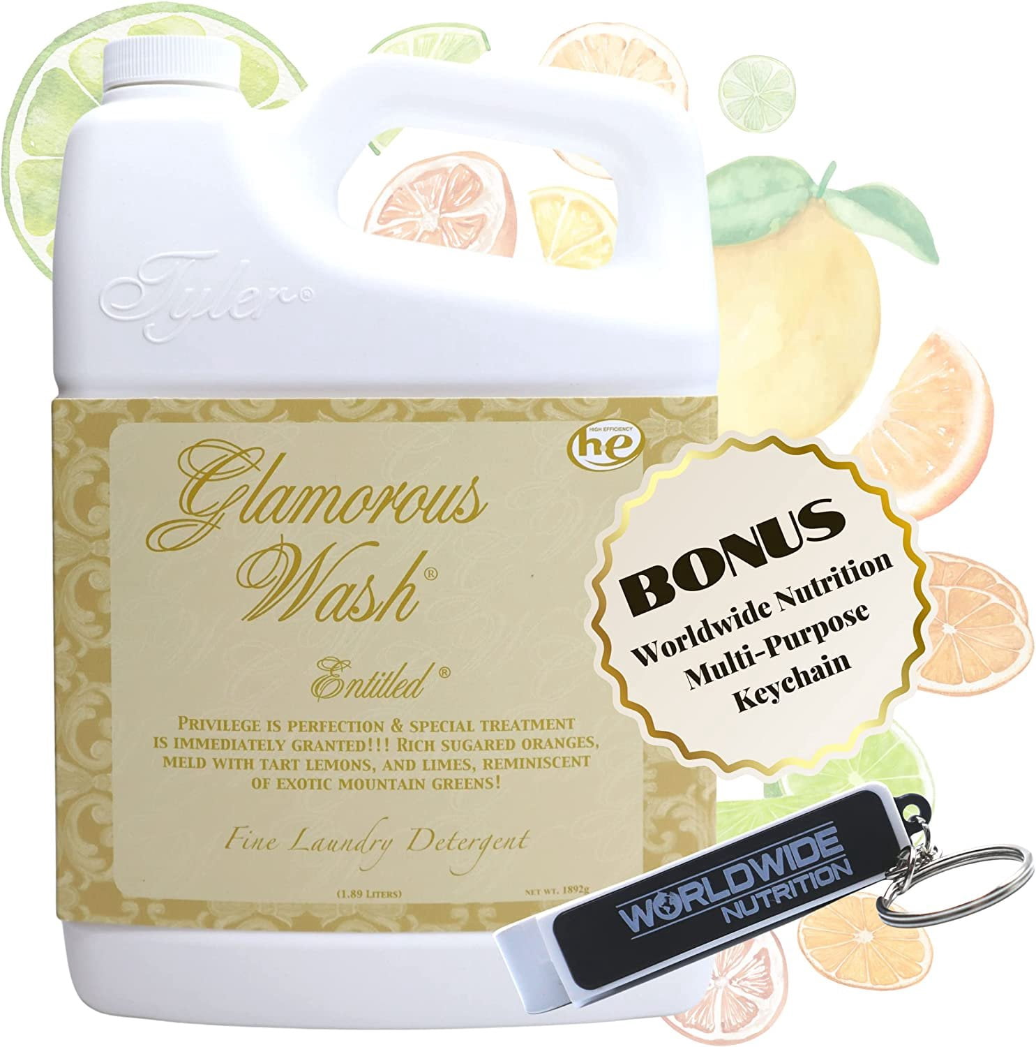 Tyler Candle Company Glamorous Wash Entitled Laundry Detergent - Luxury ...
