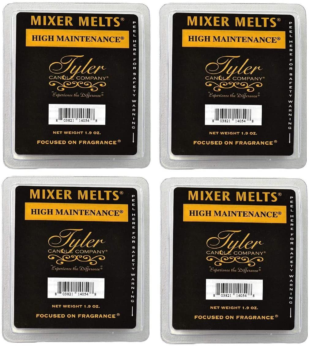 Tyler Candle Company Scented Wax Melts Mixer - High Maintenance - 1.9 ...