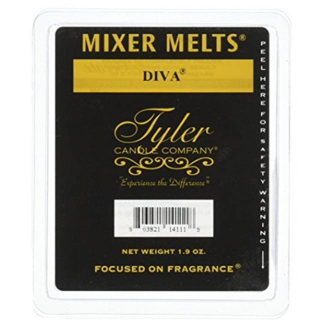 Tyler Candles Diva Scented Mixer Melts - Warm and Complex Fragrance ...