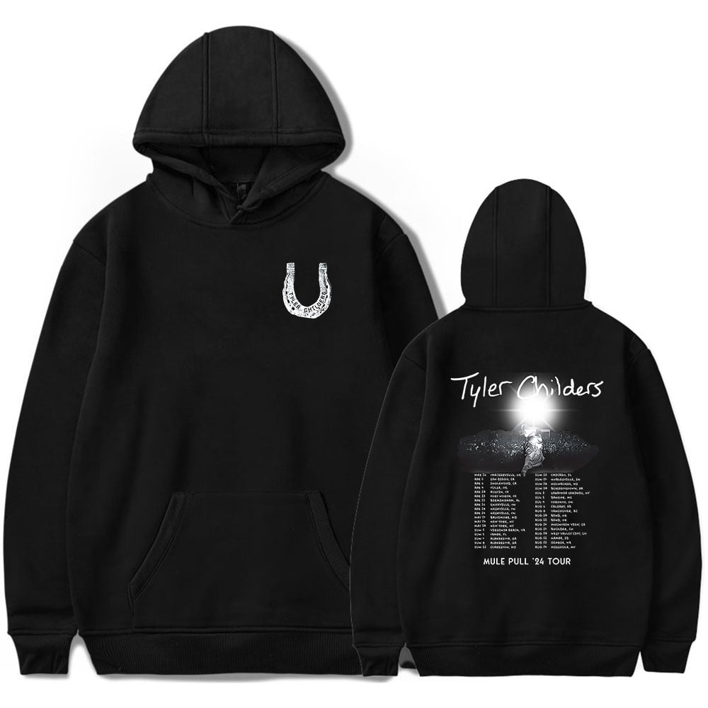 Tyler Childers 2024 Mule Pull Tour Rustin' In The Rain Merch Hoodies ...