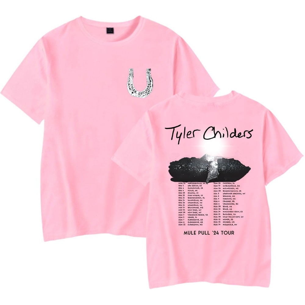 Tyler Childers Mule Pull 2024 Tour Merch Short Sleeve T-shirt Unisex ...