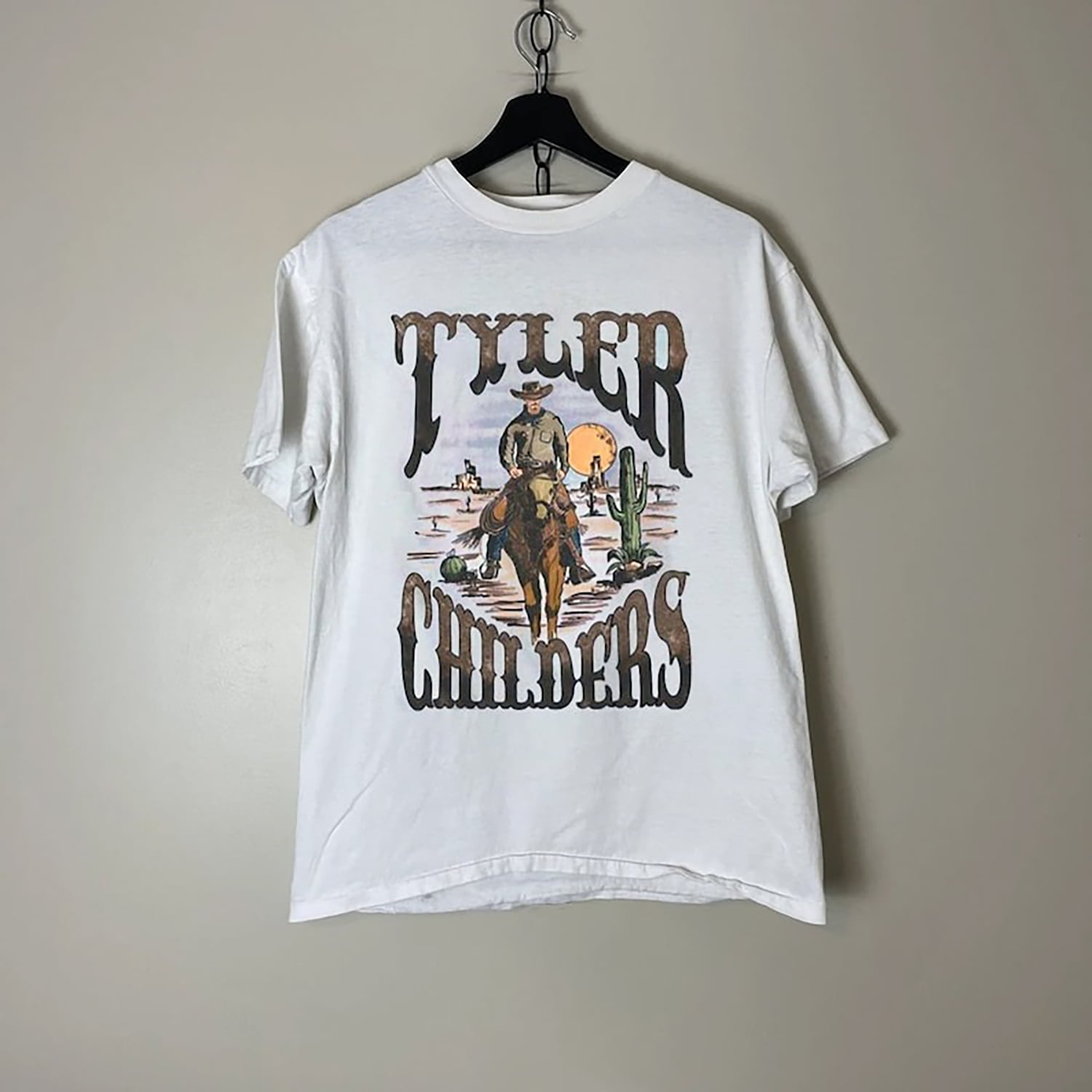 Tyler Childers Western Cowboy Vintage T shirt, Rustin in the Rain Shirt ...