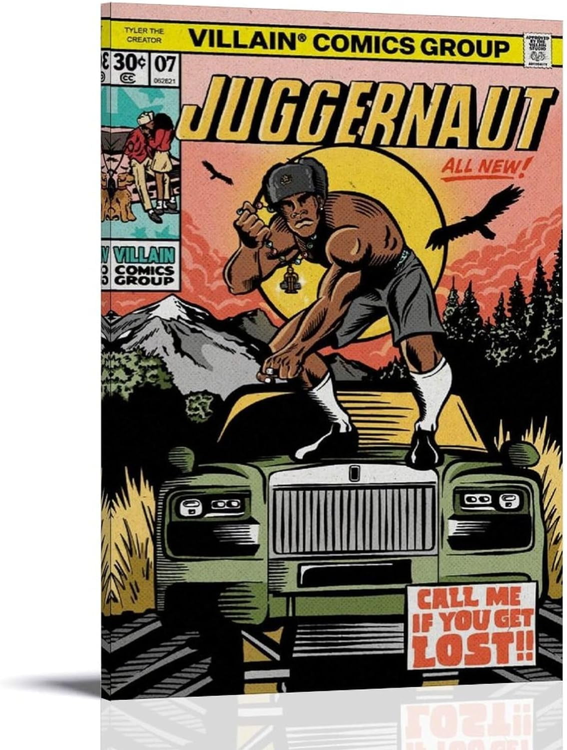 Tyler Comics Poster The Creator Vintage Poster Album Posters Decorative ...