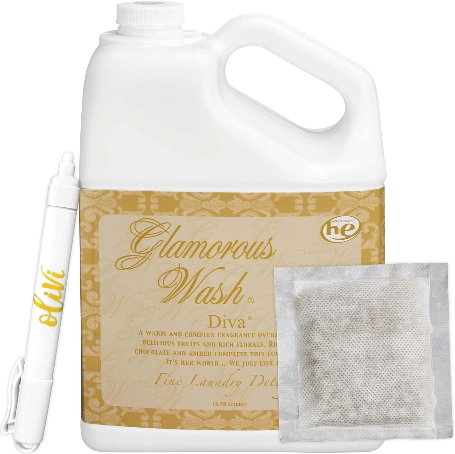 Free Shipping! Tyler Candle Glamorous Wash Liquid Laundry Detergent 128 ...