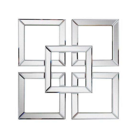 Tyler Dillon Contemporary Layered Square Accent Mirror - Walmart.com