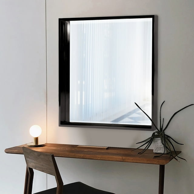 Tyler Dillon Black Square Mirror - 40 x 40 Style Wood Frame - Walmart.com