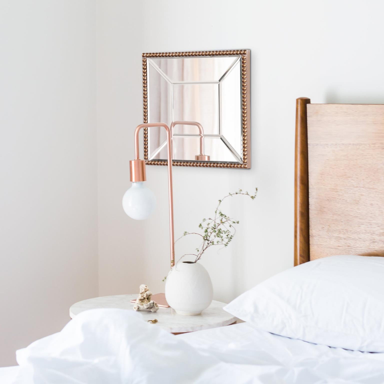 Tyler Dillon Square Wall Mirror with Layered and Scalloped Frame 57" x ...