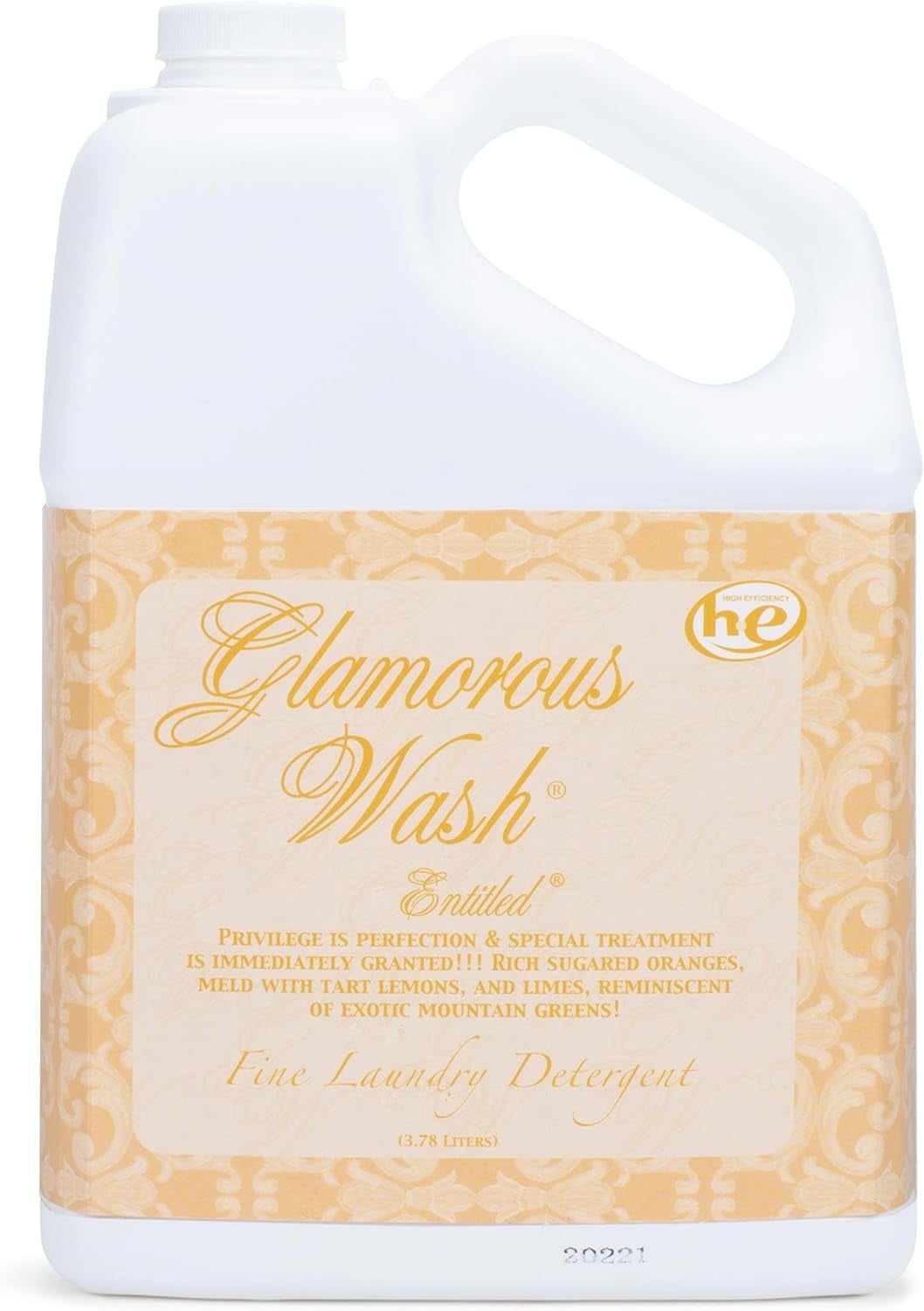 Tyler Glamorous Wash Laundry Detergent, Entitled Scent, Liquid, 128 oz ...
