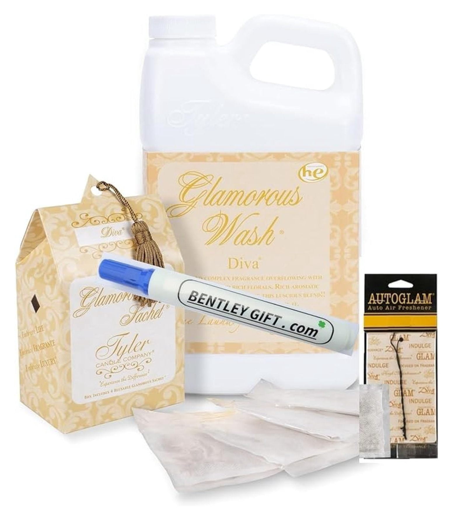 Tyler Glam Wash Laundry Detergent, 16oz HE Safe Liquid, Fragrance ...