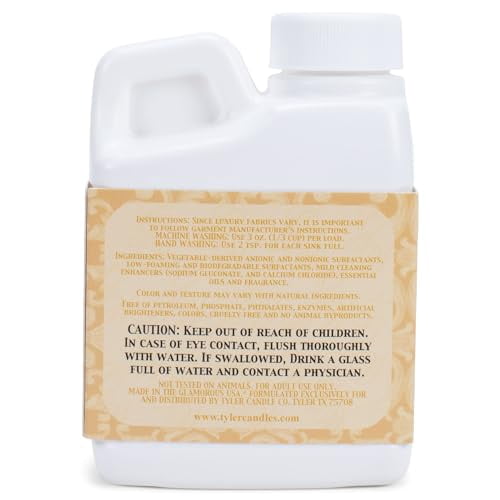 Tyler Glamorous Wash 4 ounce Fine Laundry Detergent Pack of 4, Diva ...