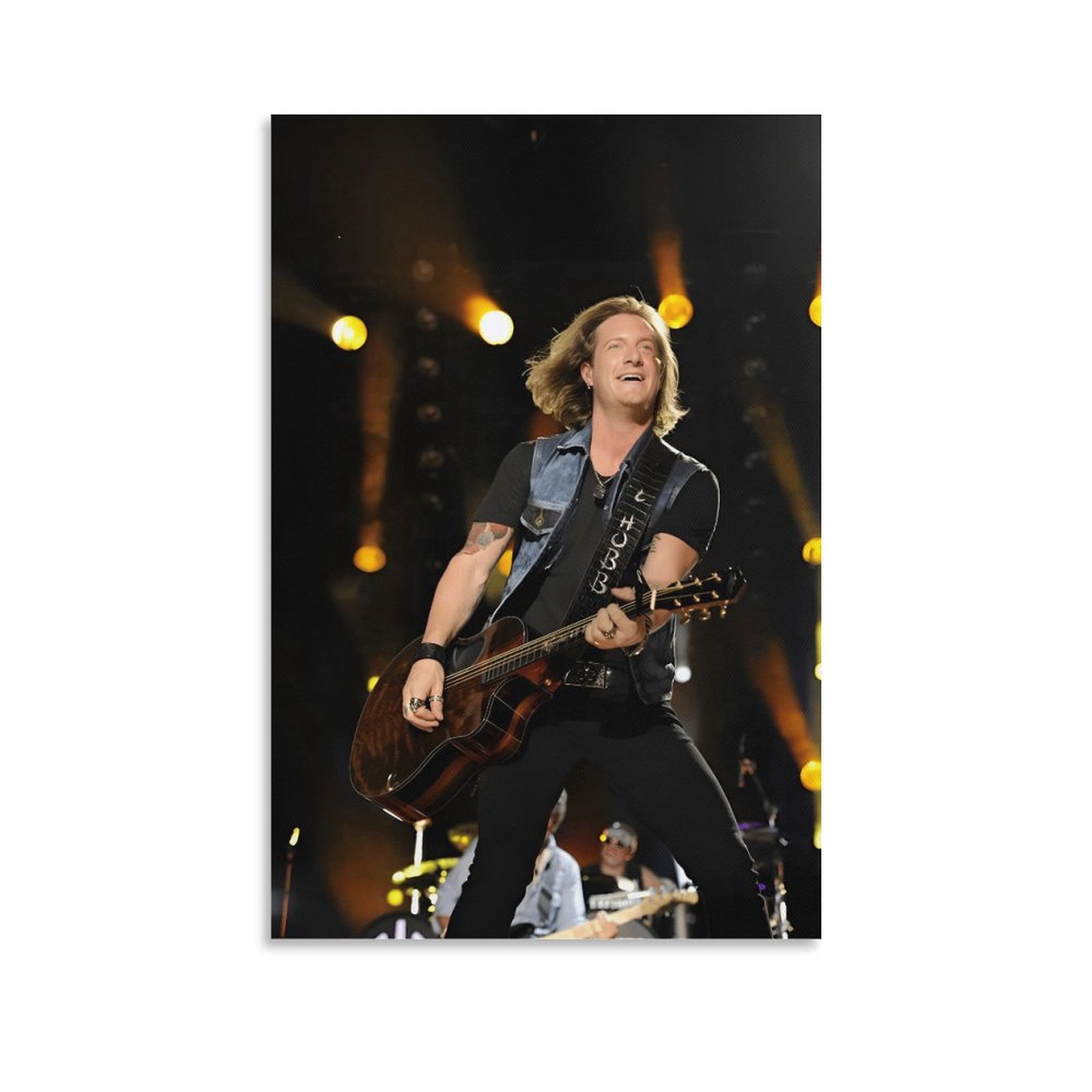 Tyler Hubbard Art Singer Poster Poster Cool Artworks Painting Wall Art ...