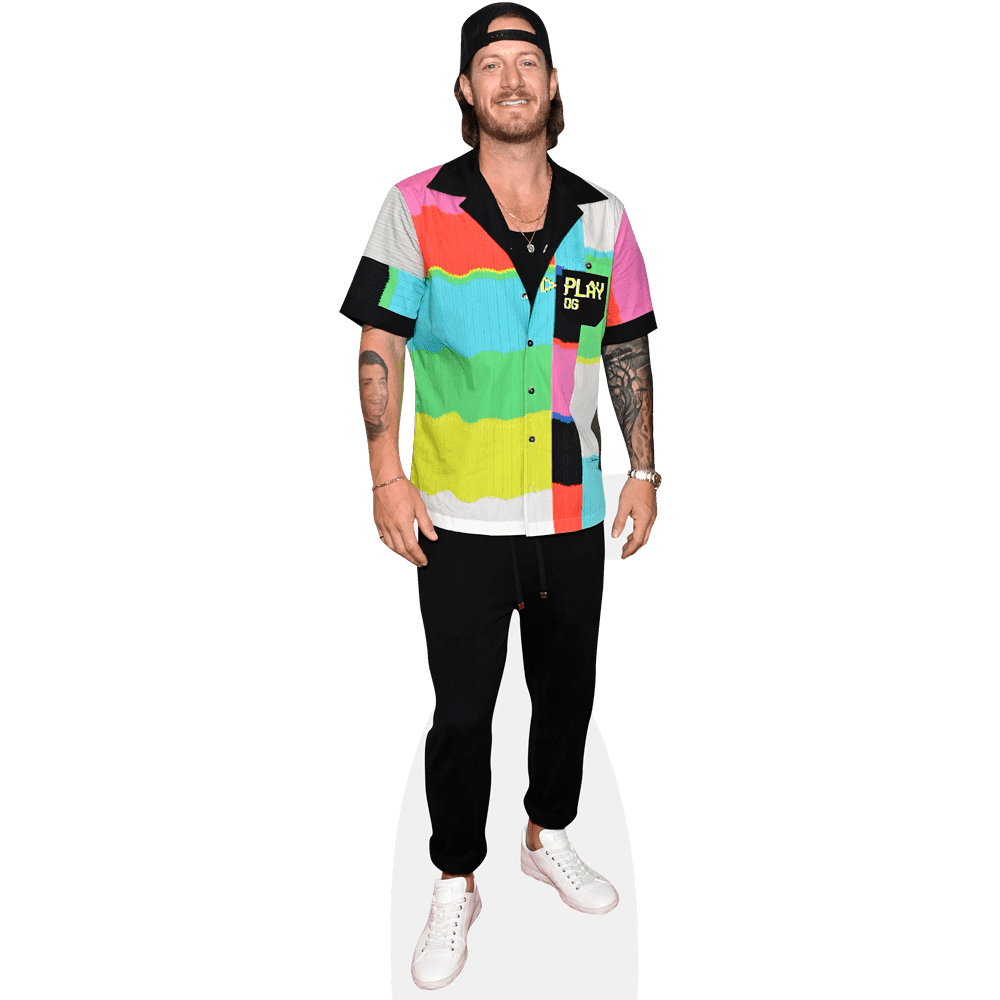 Tyler Hubbard (Colourful Shirt) Lifesize Cardboard Cutout Standee ...