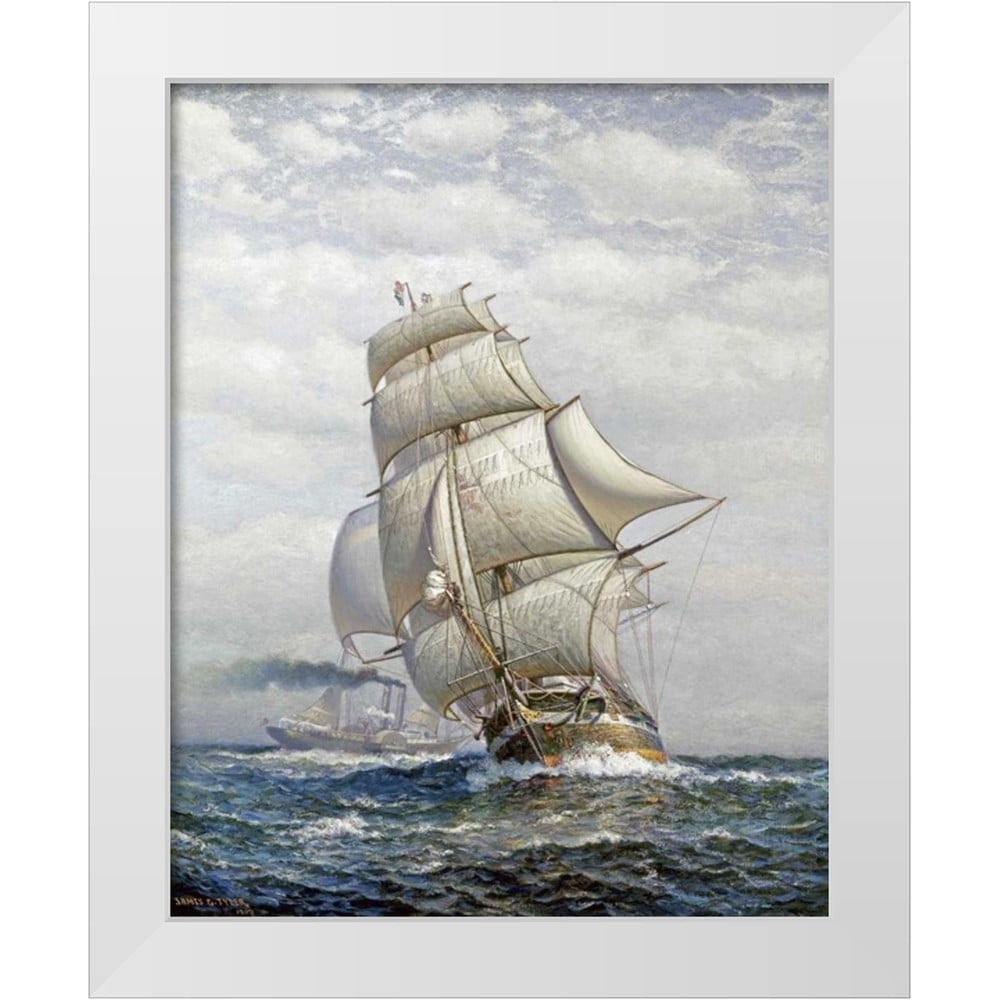 Tyler, James Gale 12x14 White Modern Wood Framed Museum Art Print ...
