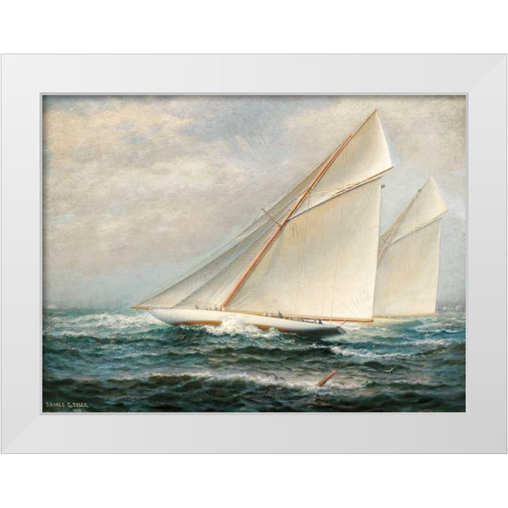 Tyler, James Gale 14x12 White Modern Wood Framed Museum Art Print ...