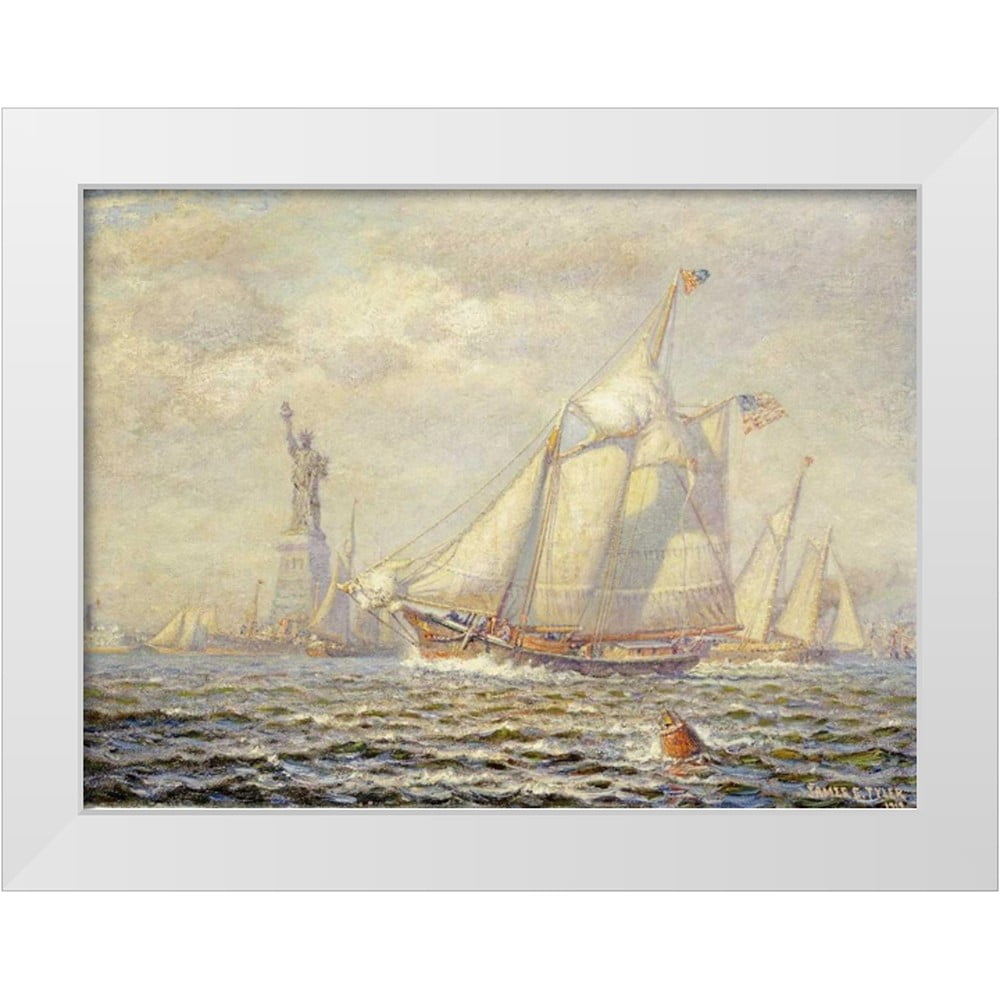 Tyler, James Gale 24x19 White Modern Wood Framed Museum Art Print ...